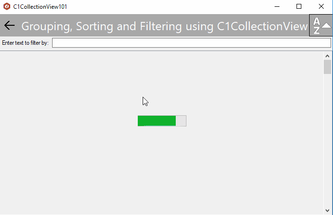 Introducing CollectionView for WinForms | ComponentOne